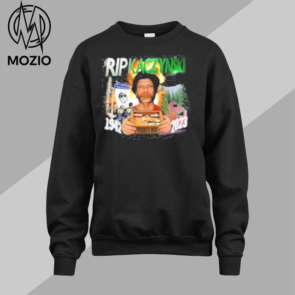 Design rip Kaczynski Uncle Ted 1942 2023 T-Shirt, hoodie, sweater, long ...
