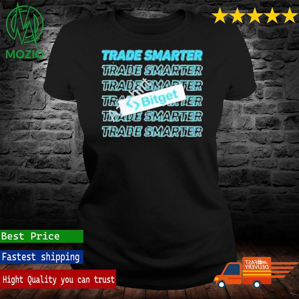 Official bitgetglobal Bitget Logo Trade Smarter T Shirt, hoodie ...