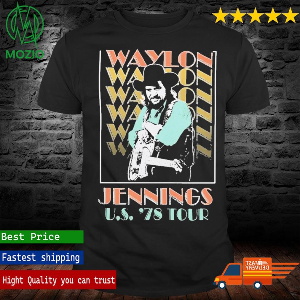 Waylon Jennings Tour T Shirts