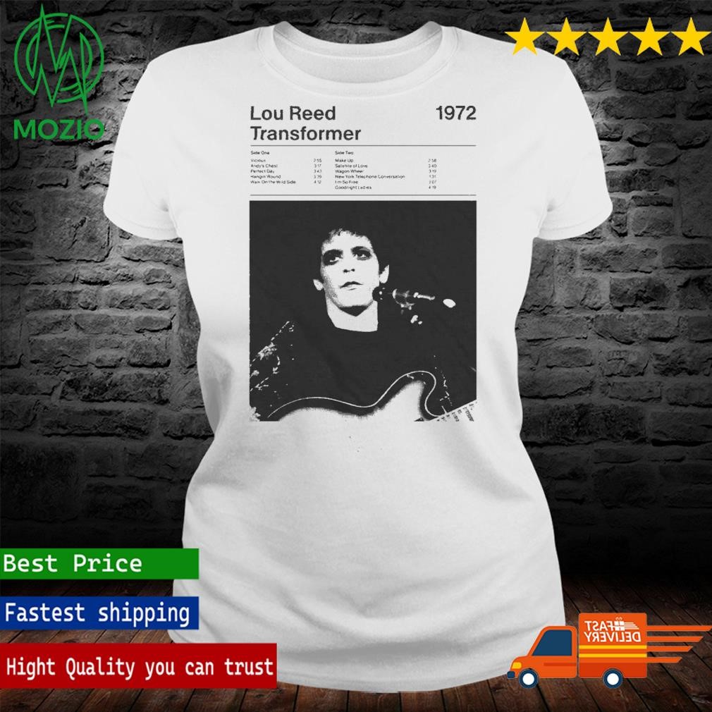Lou Reed Transformer Track List T Shirt hoodie sweater long sleeve and tank top