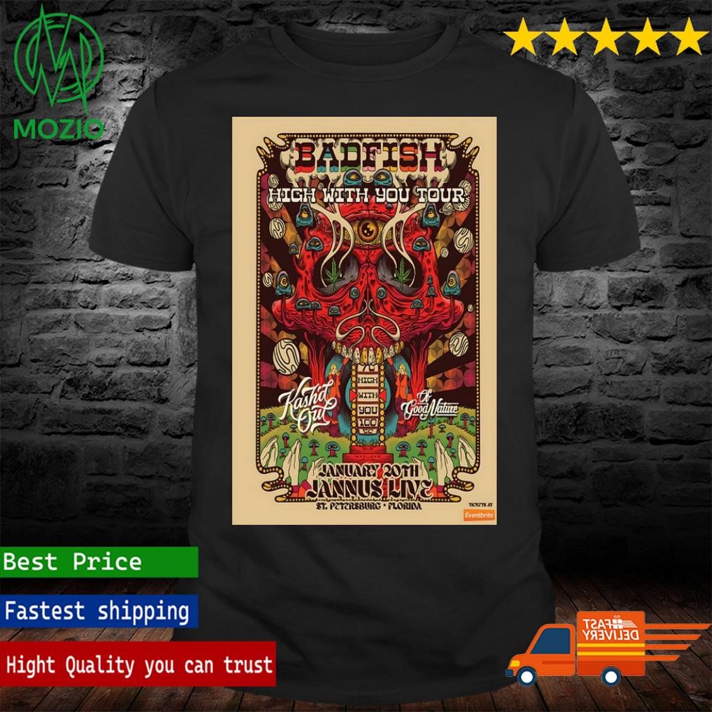 Official badfish High With You Tour January 20 2024 Jannus Live St ...