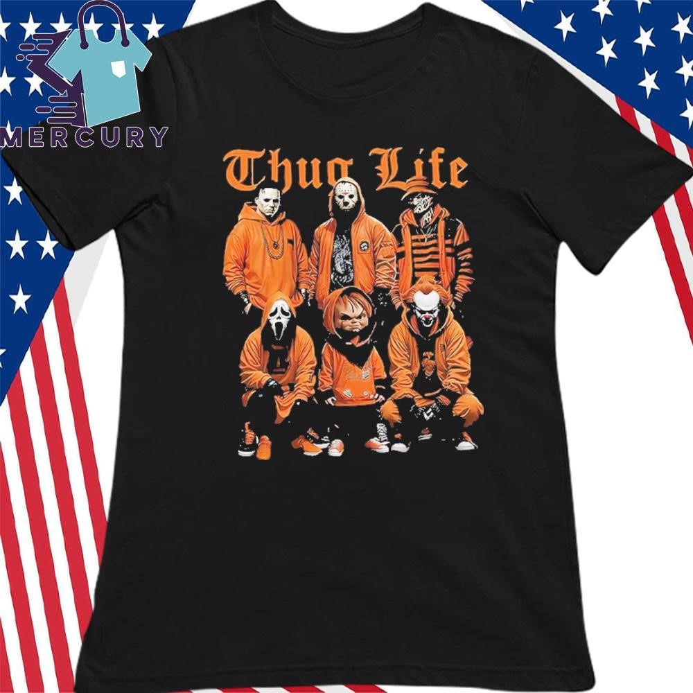 Thug Shirts Official Thug Life Halloween Horror Characters Design New