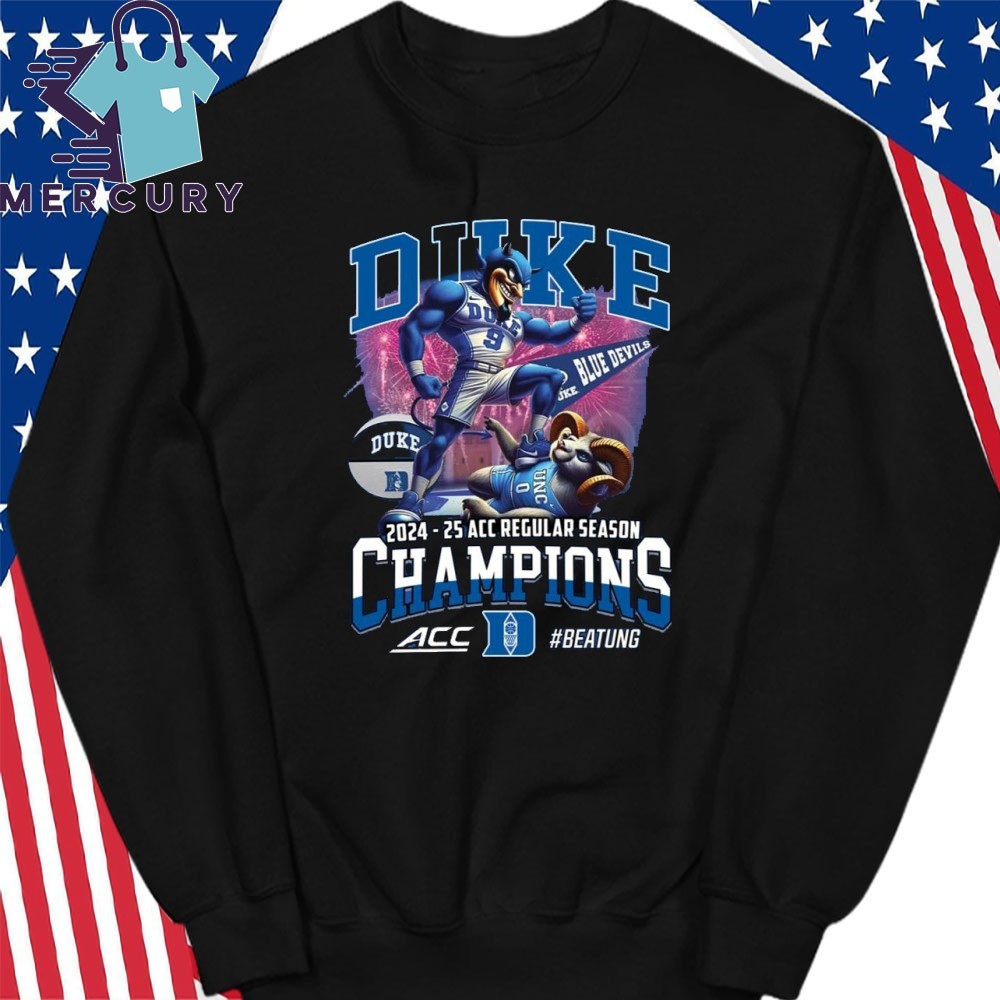 Official Duke Blue Devils 2024 25 Acc Regular Season Champions Mascot ...