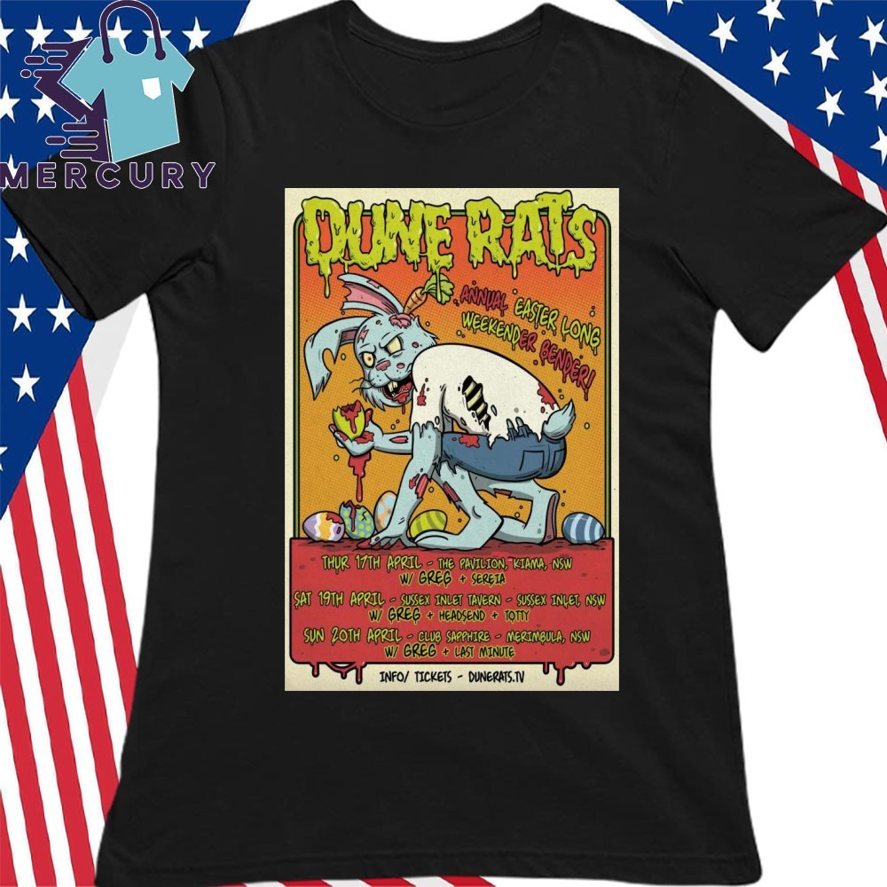 Official Dune Rats Australia April 2025 Shows Poster Shirt, hoodie ...